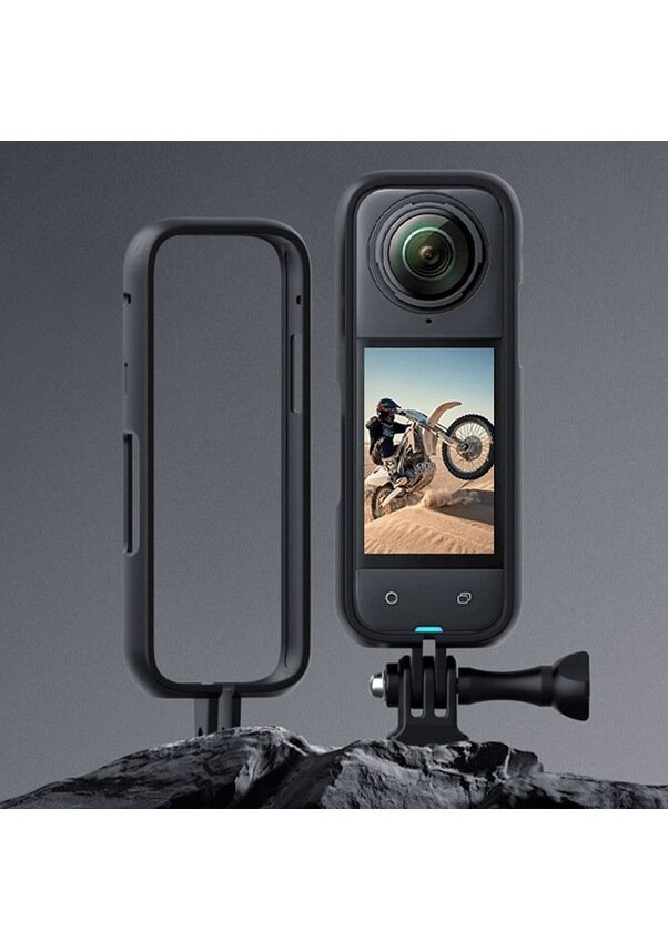 Пластиковая защитная рамка для Insta360 X4 Telesin S6-crf-01-tis, чёрная