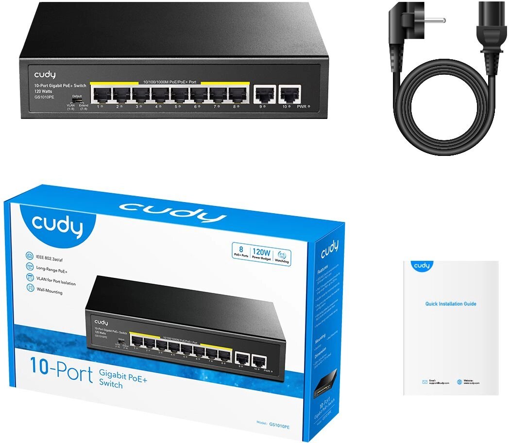 Коммутатор Cudy GS1010PE