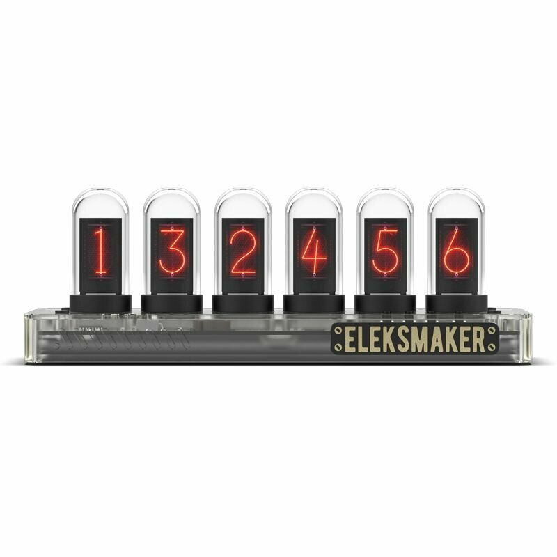 Часы EleksMaker IPS PR1 PR2 RGB Nixie IV18 с функцией Wi - Fi и Bluetooth для украшения рабочего стола
