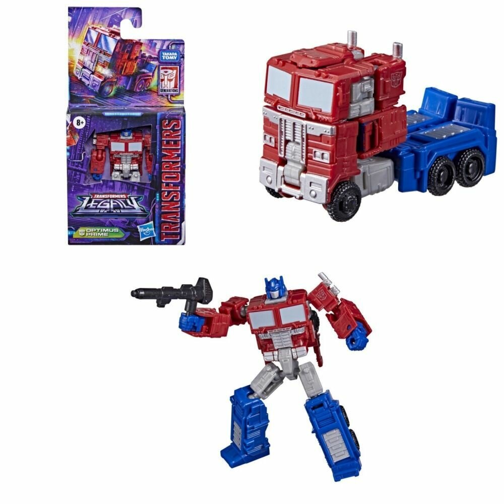 Игрушка Hasbro Трансформеры Toys Generations Legacy Core Optimus Prime 3,5-дюймовый F3508
