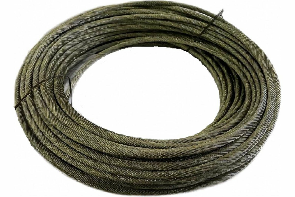 Стальной канат КанТраст DIN 3069, ф 8 мм, 10 м, оцинкованный OD8103069