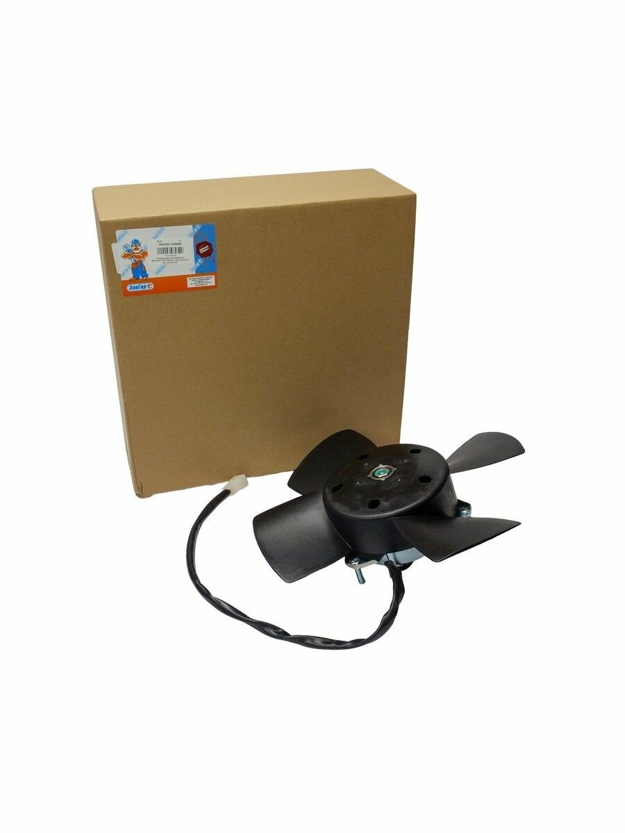 Электродвигатель радиатора 3302,3110 "ЗавГар" с крыльчаткой 4-х лопастной