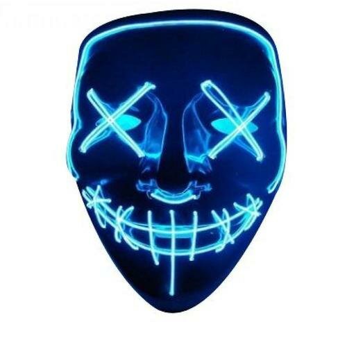 Маска на Хэллоуин, маска на Хэллоуин, маска ужасов (синий)