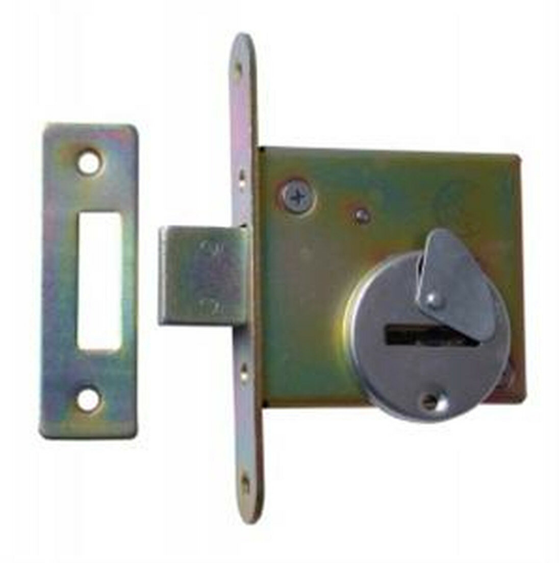 Замок врезной сувальдный 3В8-4 3 ключа для входных дверей с повышенной взломостойкостью