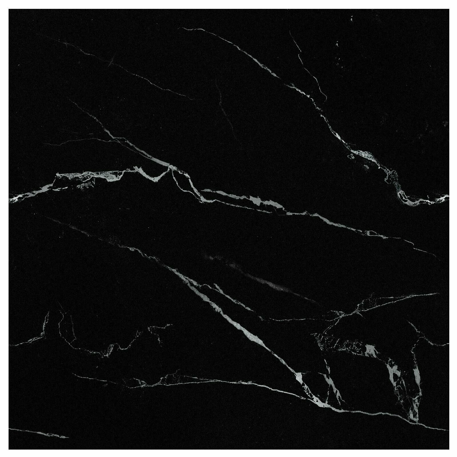 Самоклеющиеся плитки под черный мрамор 30x30 см для стен, мебели и техники влагостойкие, износоустойчивые, быстрый монтаж и уход