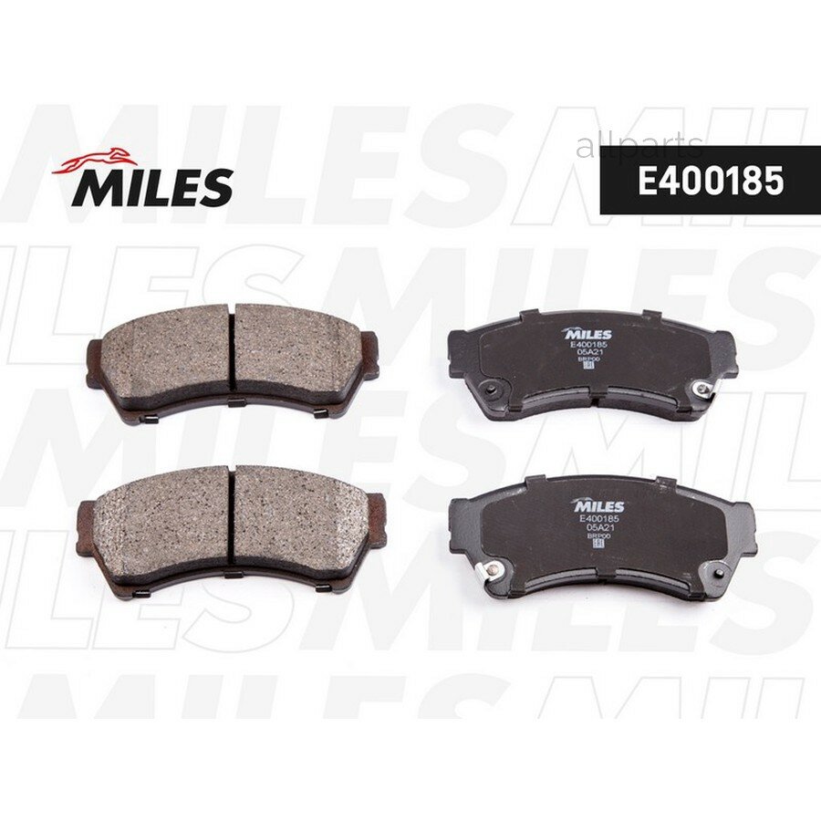 MILES E400185 Колодки тормозные MAZDA 6 1.8-2.5 08- пер. LowMetallic