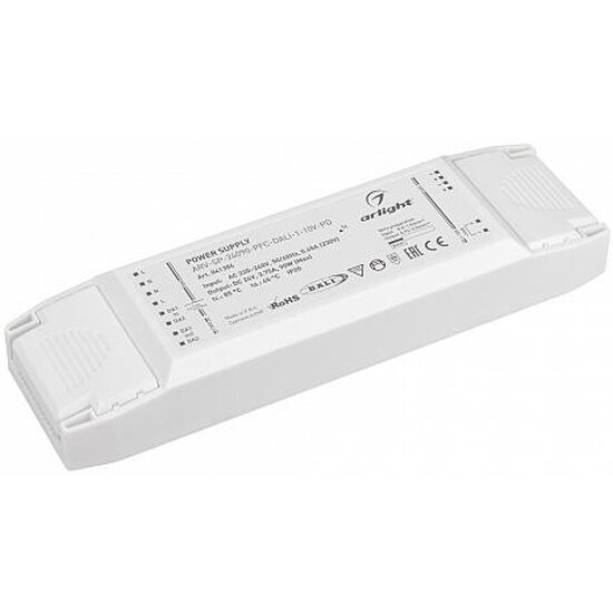 Блок питания Arlight ARV-SP-24090-PFC-DALI-1-10V-PD 24V, 3.75A, 90W , IP20 Пластик