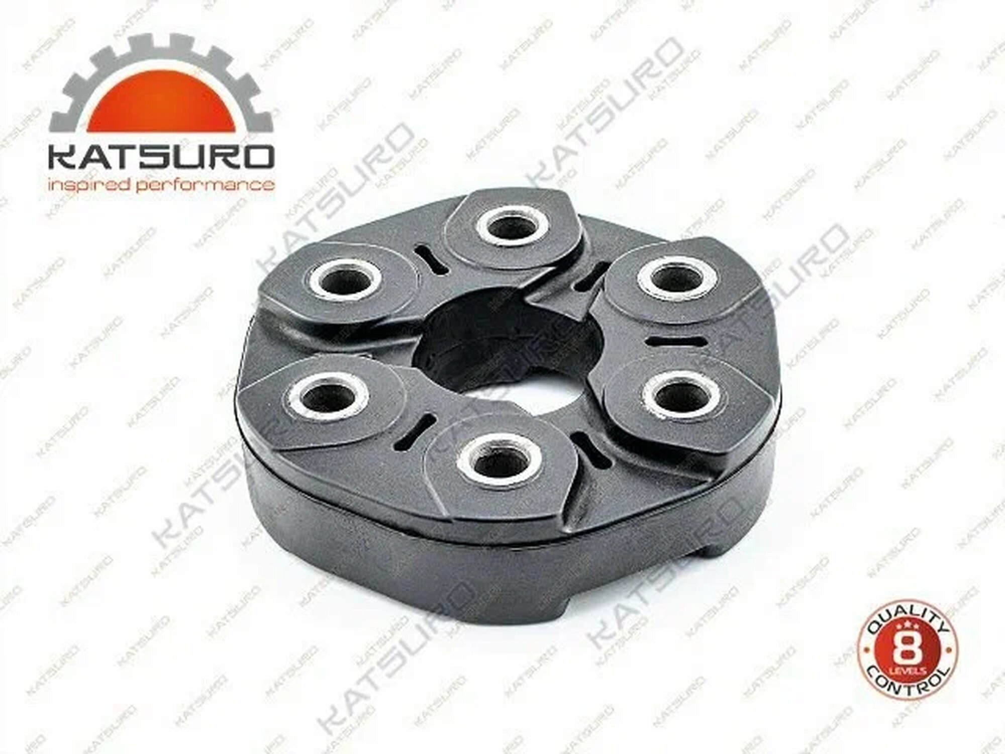Муфта кардана KATSURO KAT-3802GL, для BMW и Opel, сталь, резина