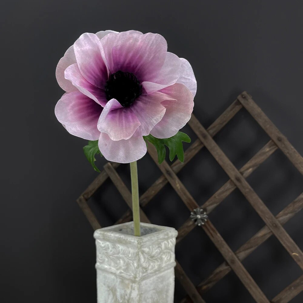 SunMade шелковые искусственные анемоновые ветки синие Pink Purple