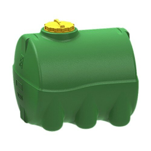 Емкость KSC T- 2000 л цилиндрическая горизонтальная зеленый