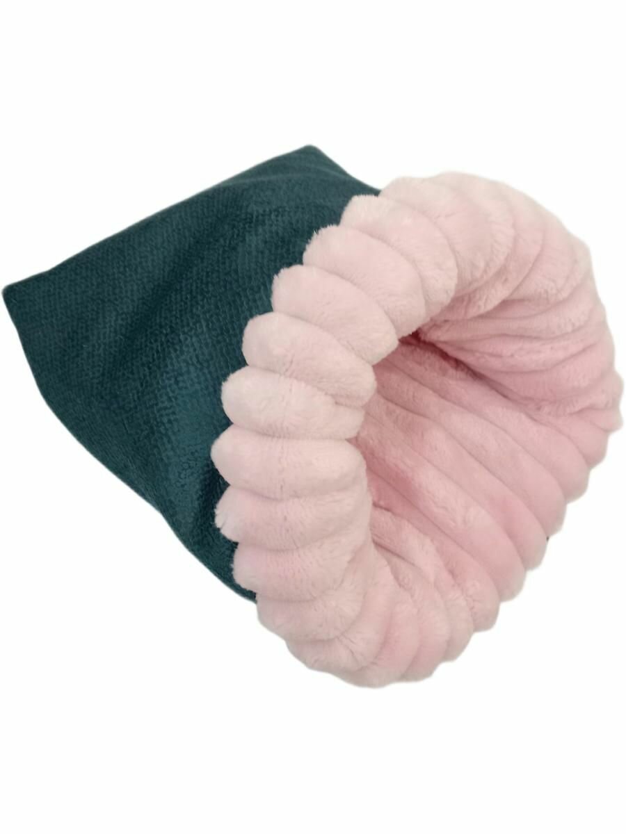 Норка - лежанка для мелких домашних животных 20х20 см, Синяя.