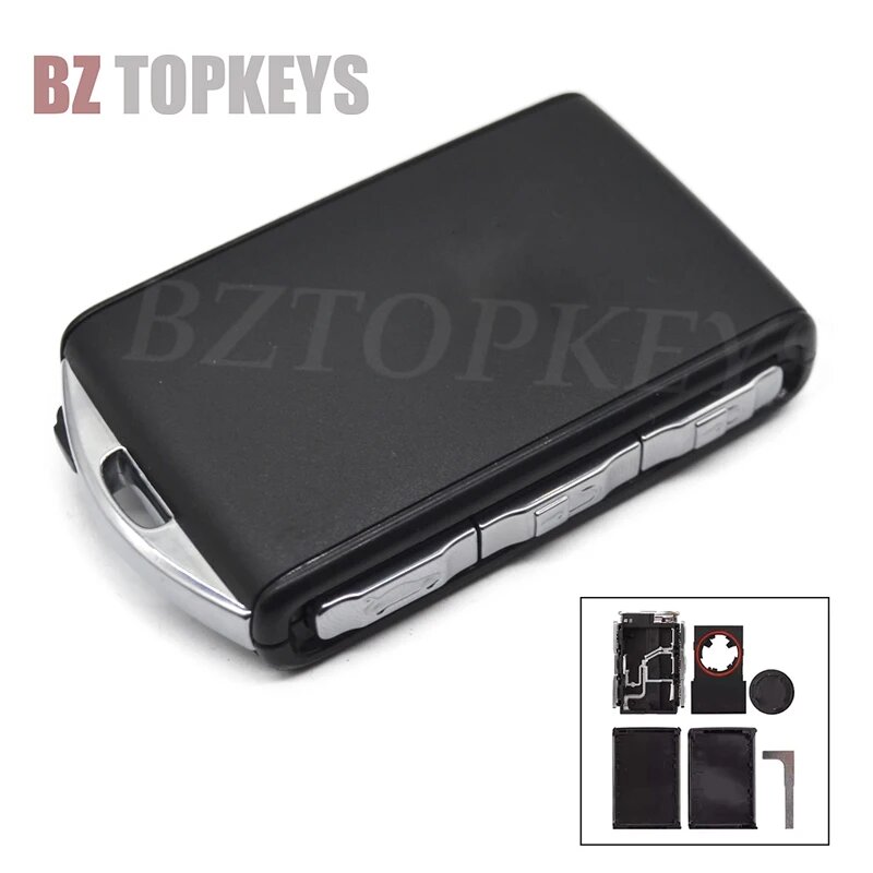 Чехол для дистанционного ключа автомобиля, замена чехла для Volvo S90 XC40 XC60 XC90 V60 V90, новый пустой чехол для смарт-ключа