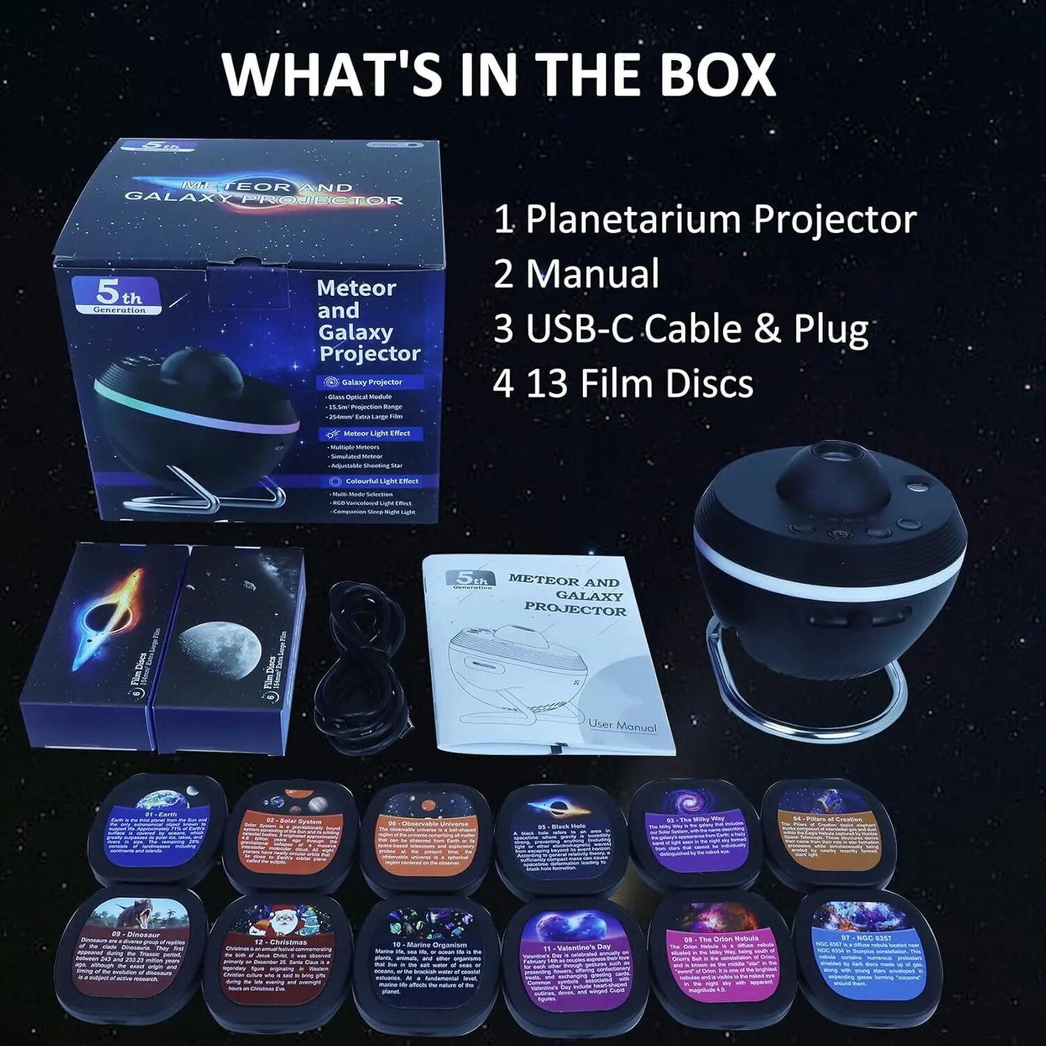 Звездный проектор Galaxy 4K