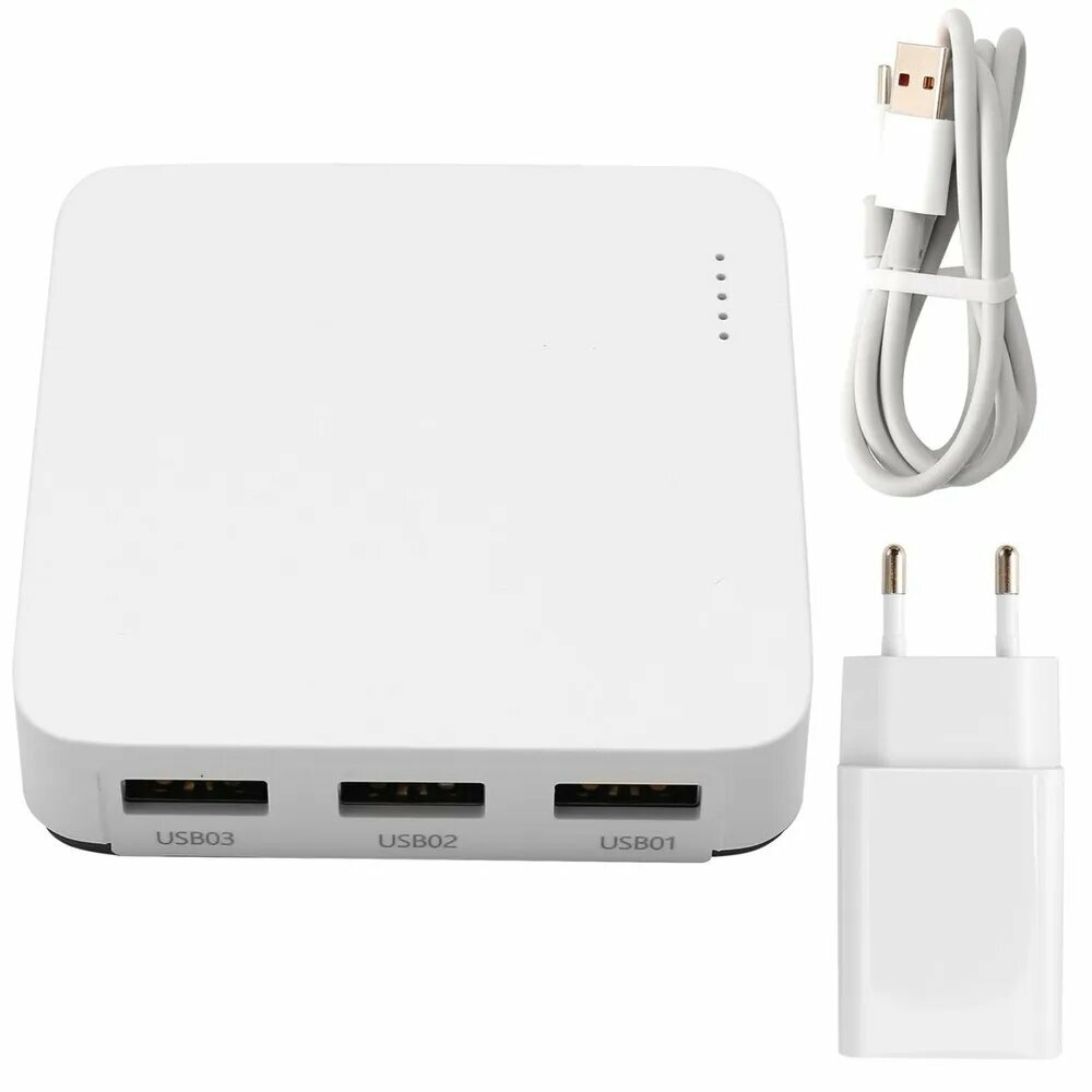 Проводной сервер печати подключает 3 USB-принтера одновременно EU PLUG