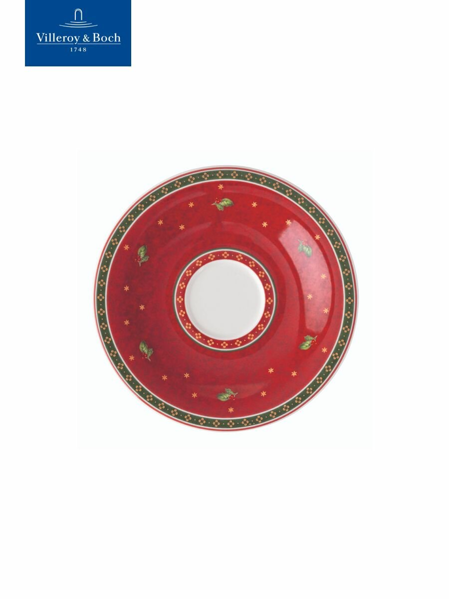 Блюдце новогоднее 17 см, Toy's Delight Specials, Villeroy & Boch, Премиум-Фарфор
