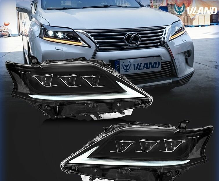 Модифицированные фары, подходящие для Lexus RX350 Streamer Steering 2012-2014 годов выпуска, светодиодные фары