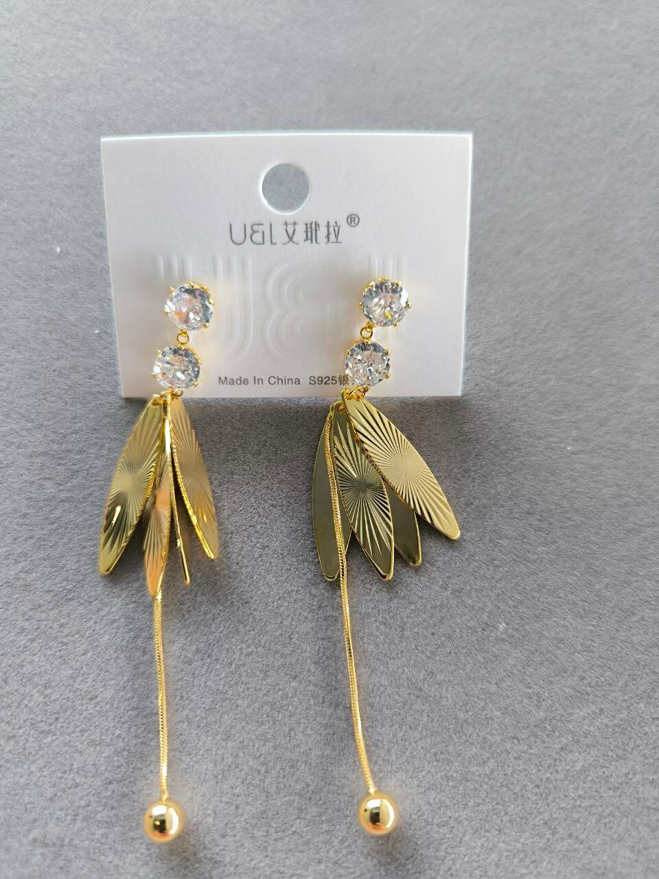 Серьги Академсервис, искусственный камень