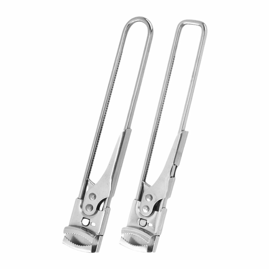 Регулируемый нескользящий ручной ключ для банок и бутылок из нержавеющей стали