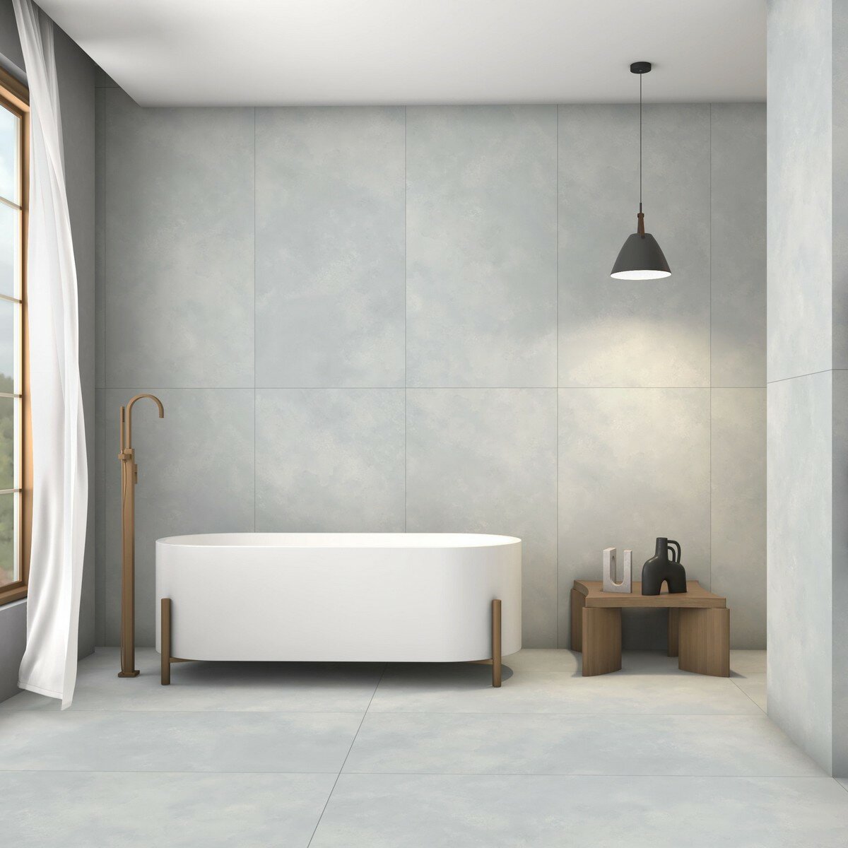 Керамогранит NEODOM Newport Gris Matt 80x160 N20545 матовая Глазурованная, Износостойкая, Морозостойкая, морозостойкая