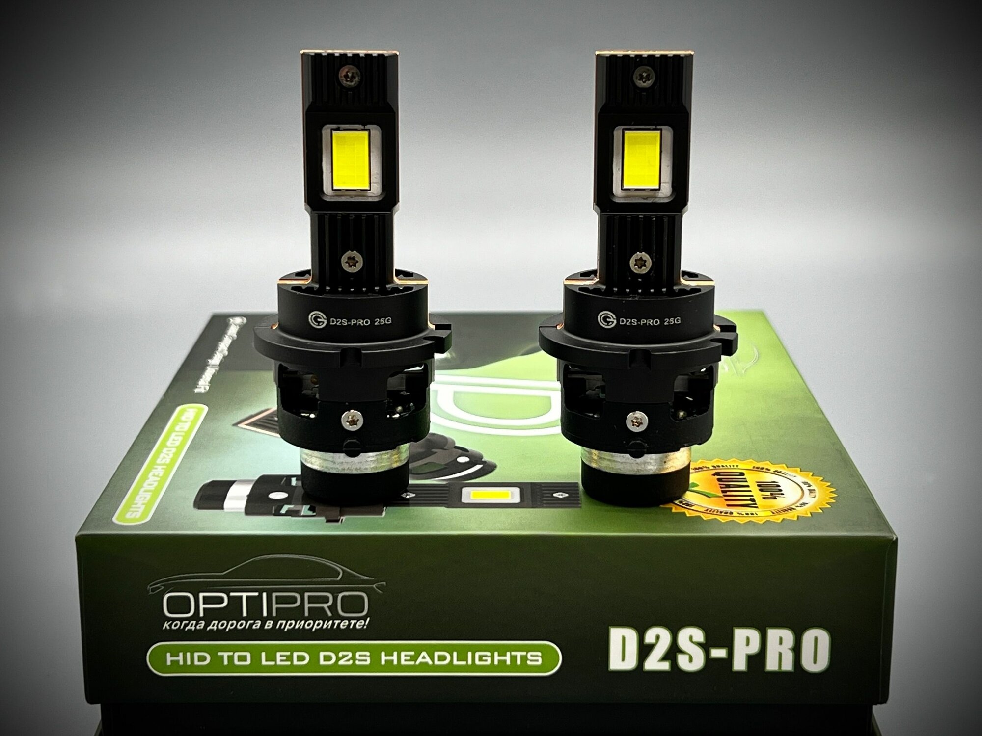 LED лампы D2S для BMW 3 E46 / Compact 2001-2005 / PRO 45W, 9600LM, 6000K - Светодиодные Лед лампы вместо штатного ксенона на БМВ 3 Е46