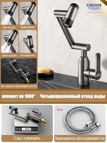 GROHE Кран-манипулятор с роботизированной рукой