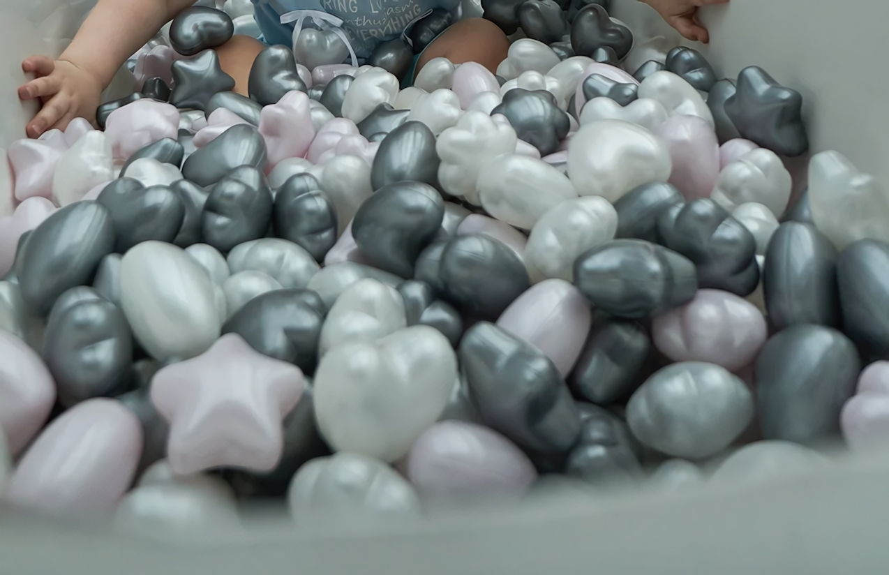 Шарики для сухого бассейна 100 шт, пластик, безопасные для детей