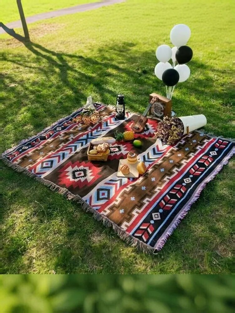 Плед пончо , Полиэстер, 180 см х 130 см