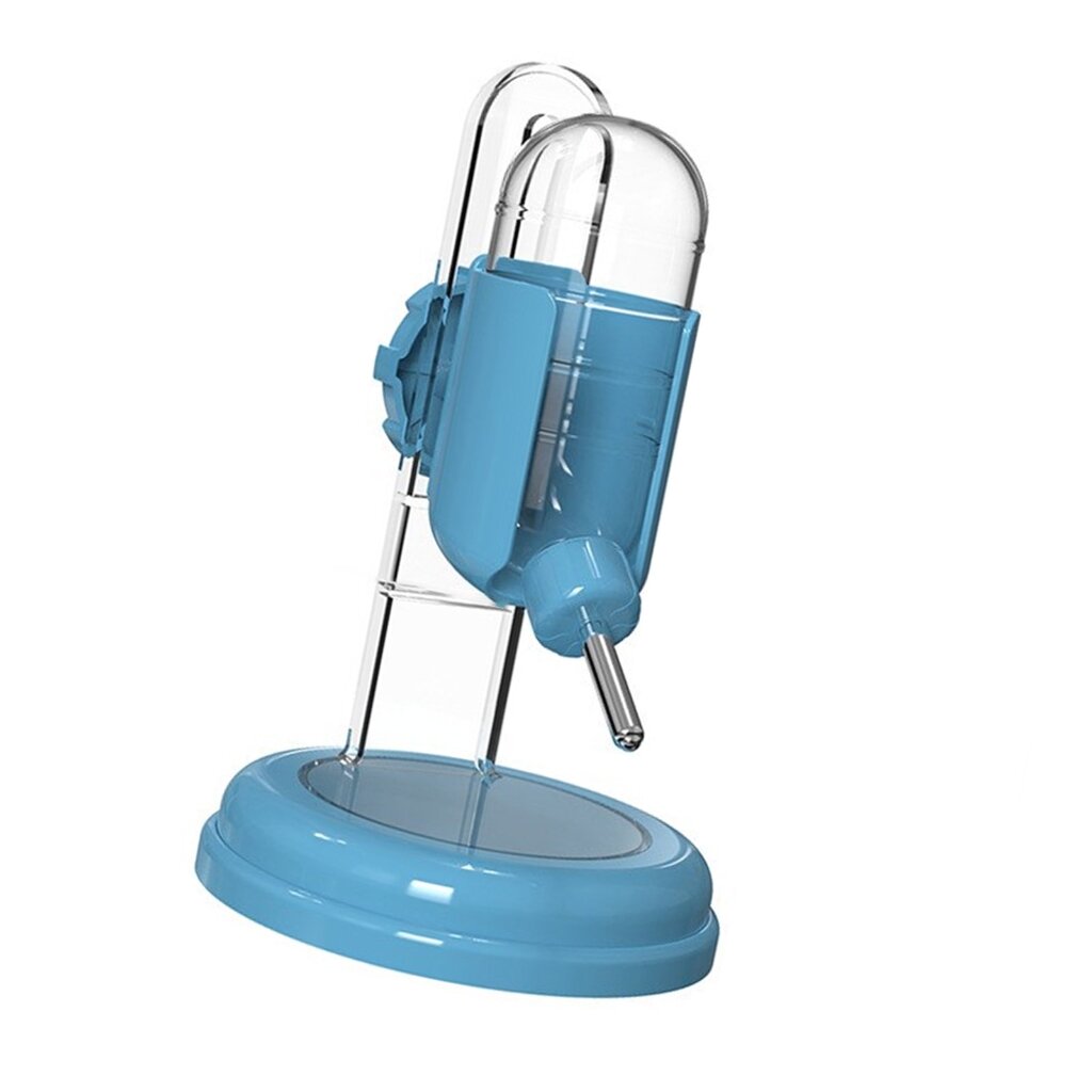 Поилка для хомяков с подставкой, для карликовых хомяков, мышей, кроликов, ежей