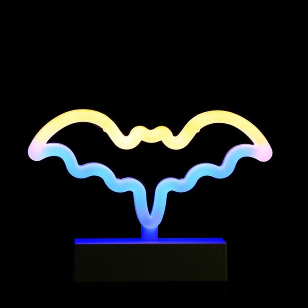 Ночник для кофейного бара с подсветкой на Хэллоуин-Летучая мышь