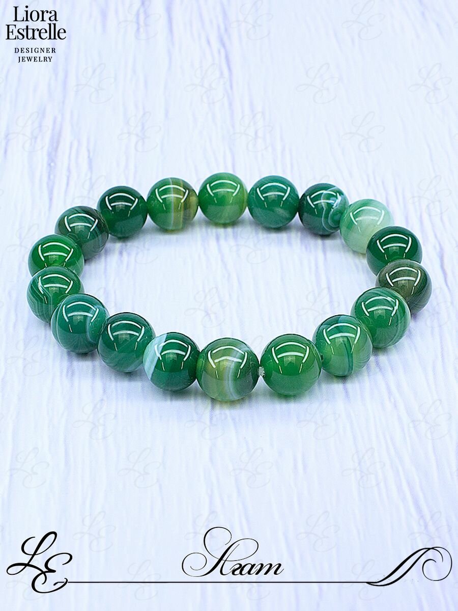 Браслет, агат