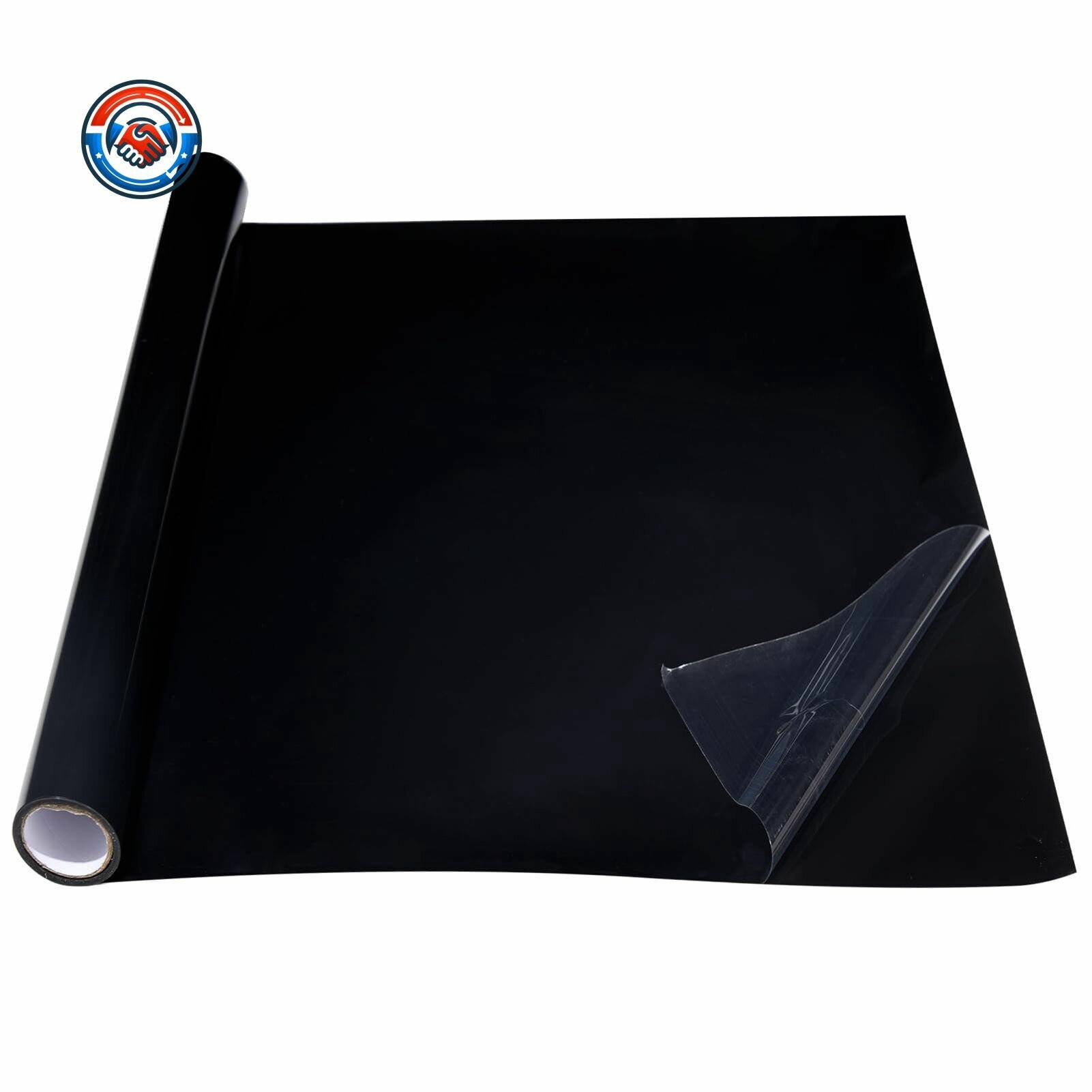 Статический фон для аквариума и террариума, самоклеящийся ПВХ декор, черный 40x200 см, фоновый рисунок для подводных растений и рыбок, легко крепится без клея