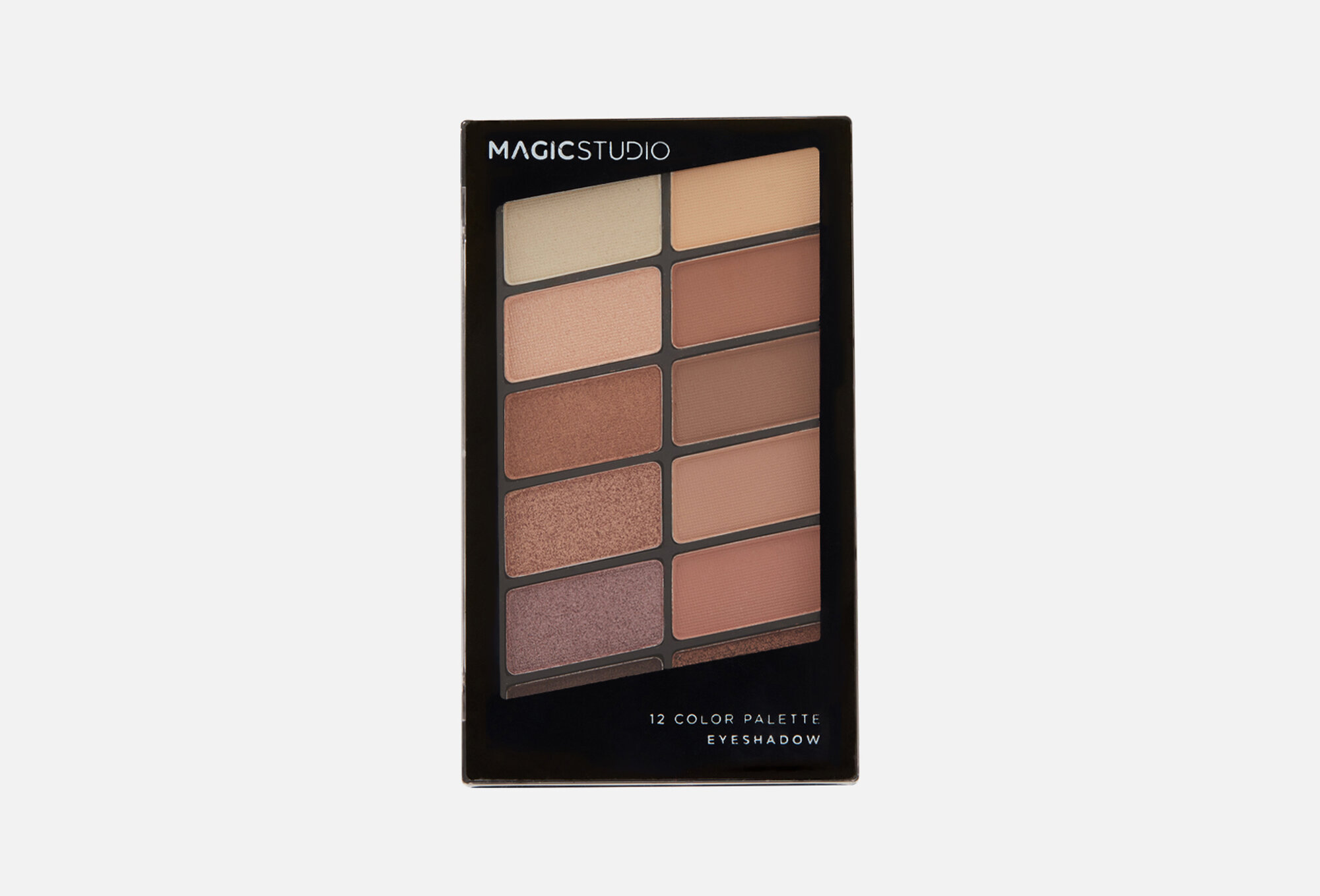 Палетка теней MAGIC STUDIO SHAKY EYESHADOW PALETTE Коричневая