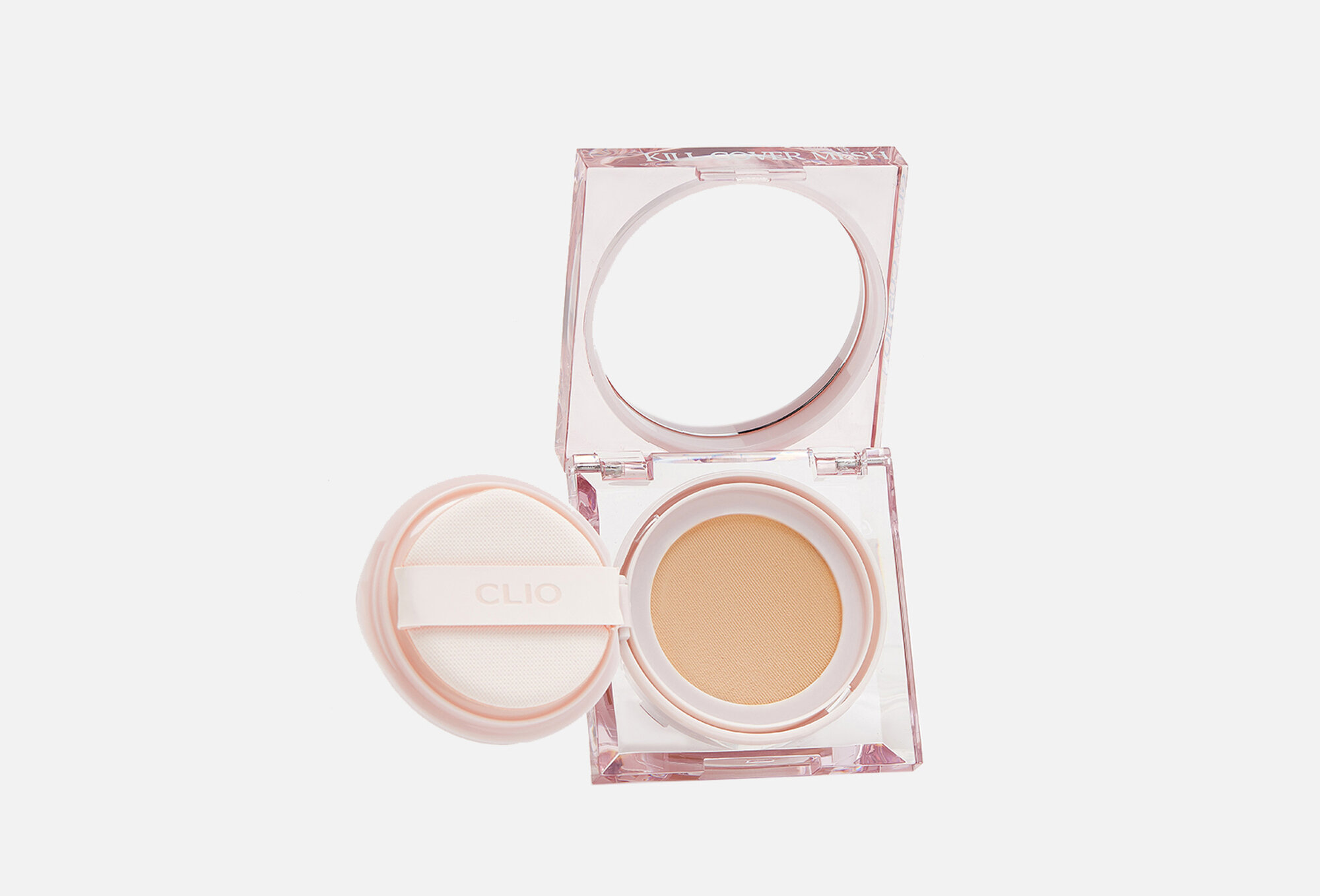 Тональный кушон для лица SPF 50+ PA++++ CLIO Kill cover mesh glow cushion mini 5 4, ginger