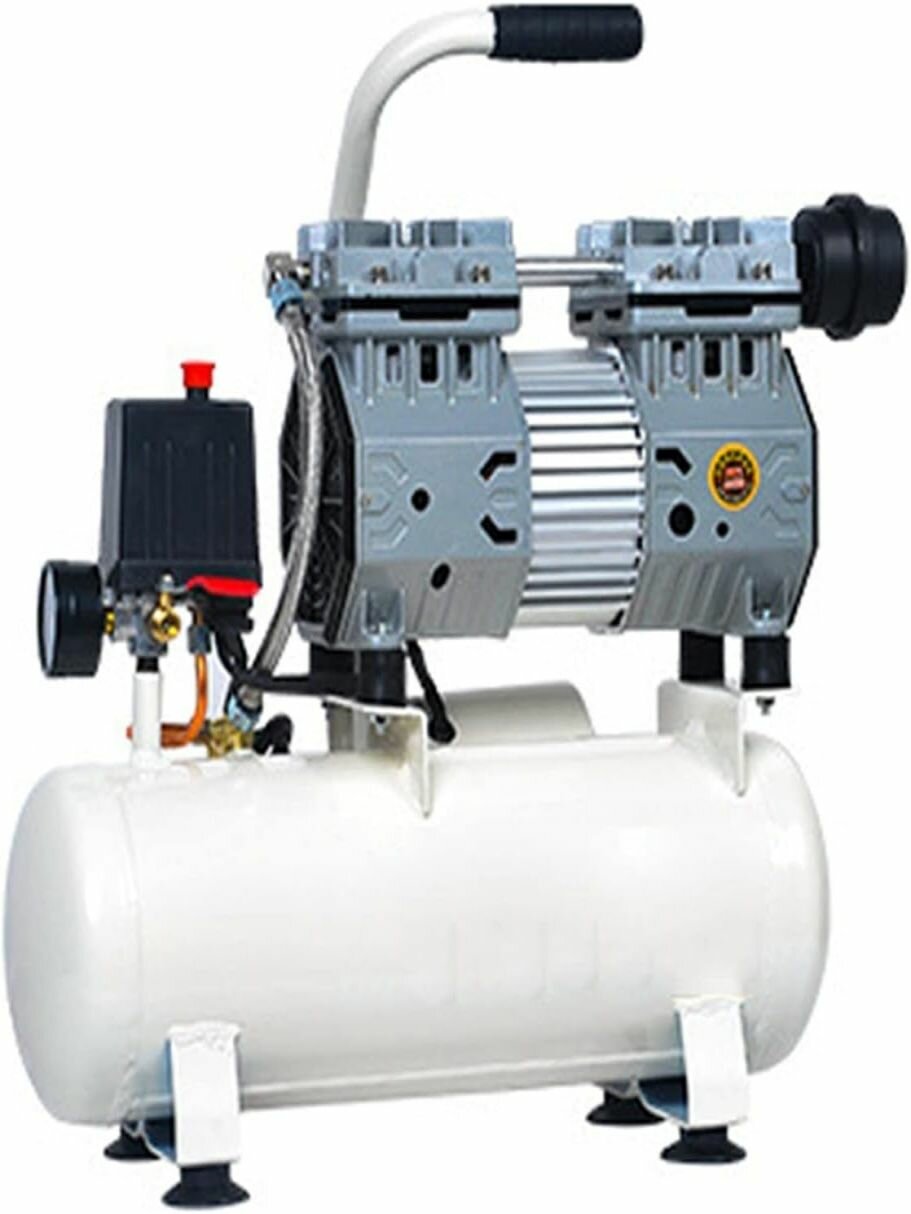 Небольшой безмасляный бесшумный воздушный компрессор мощностью 2,2 кВт для зуботехнической лаборатории, деревообрабатывающей упаковки, мобильного воздушного компрессора