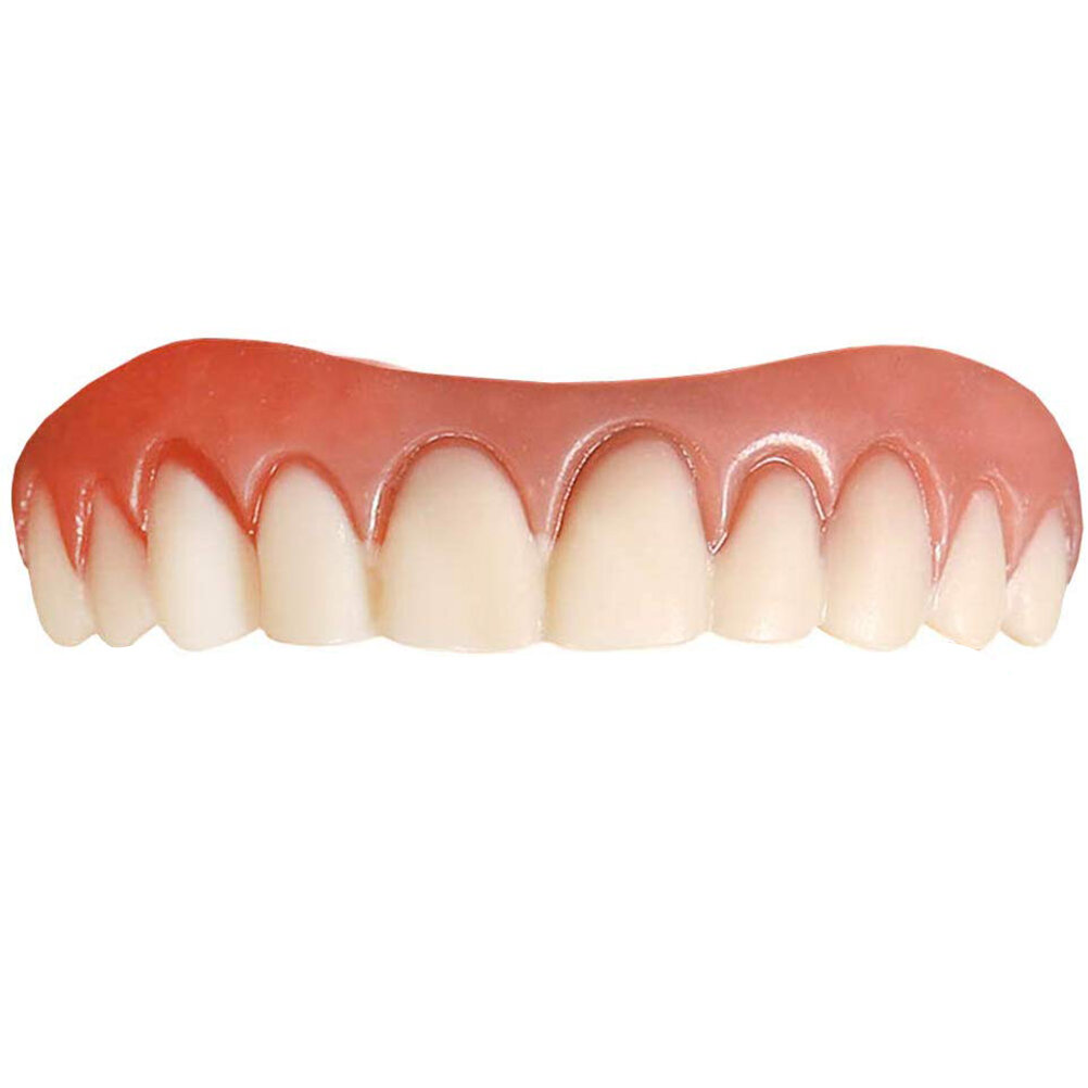 Силиконовые имитация зубов, шпон, имитация улыбки, гибкий протез, шпон, косметическое покрытие для зубов, отбеливающие брекеты