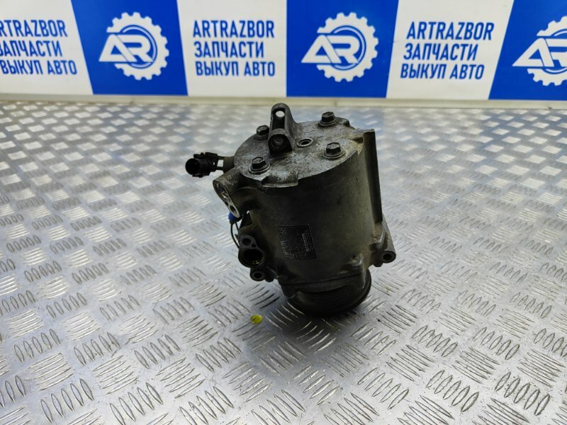 Б/У Компрессор кондиционера Mitsubishi Lancer 10 CY / Мицубиши Лансер 10 CY 2.0 4B11 150 Л.С 2007