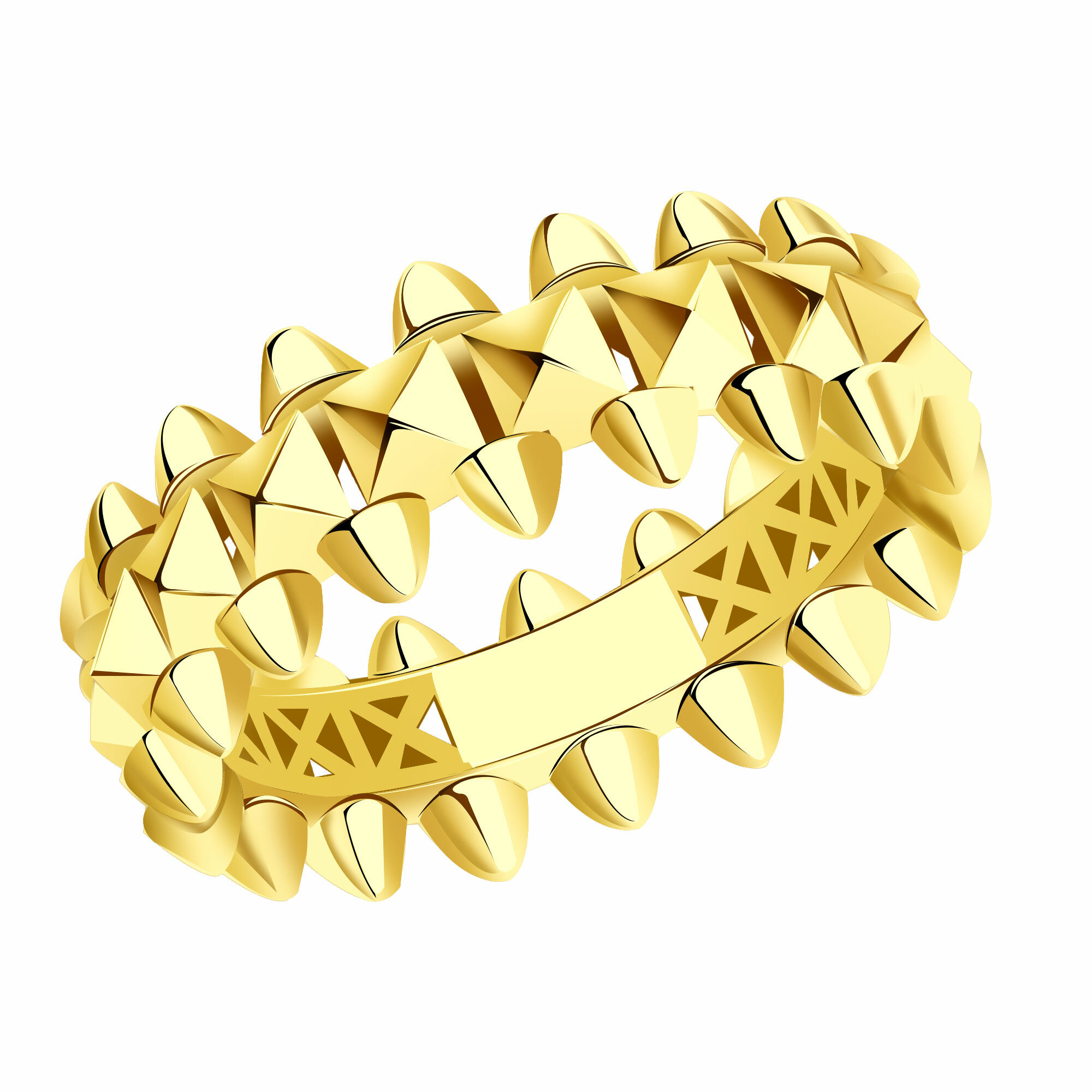 Кольцо, желтое золото, 585 проба