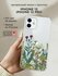 Чехол на Apple iPhone 12/12 Pro / Айфон 12/12 Про с принтом "Дикие полевые цветы...