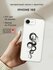 Чехол на Apple iPhone 16e/17e / Айфон 16е/17e с принтом "Змея с мечом чёрная", п...