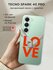 Чехол на Tecno Spark 40 Pro / Текно Спарк 40 Про с принтом "Love holding hands -...