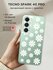 Чехол на Tecno Spark 40 Pro / Текно Спарк 40 Про с принтом "Большие ромашки", пр...
