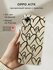 Чехол на Oppo A17K / Оппо A17K с принтом "Hearts doodle black 1"