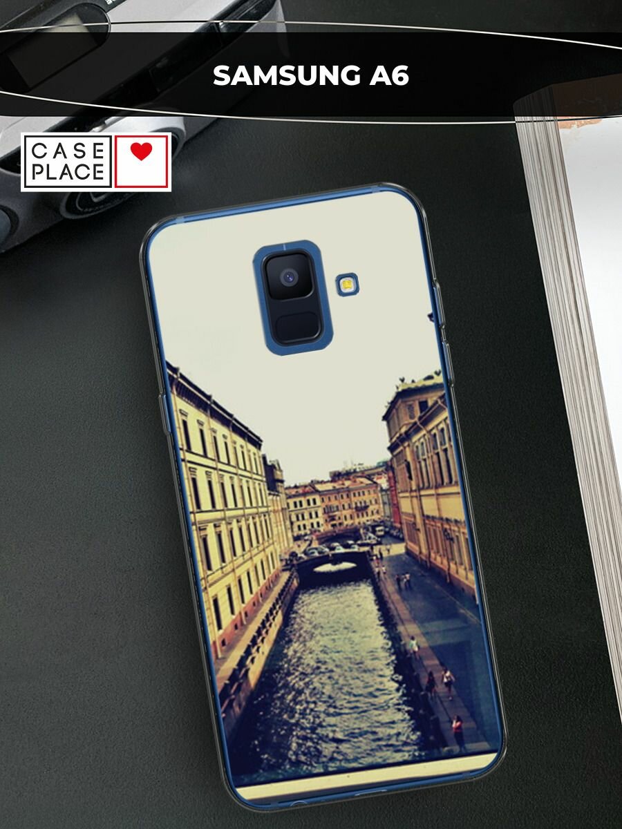 Чехол на Samsung Galaxy A6 / Самсунг Галакси А6 с принтом "Санкт-Петербург"