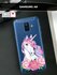 Чехол на Samsung Galaxy A6 / Самсунг Галакси А6 с принтом "Единорог с пионами", ...