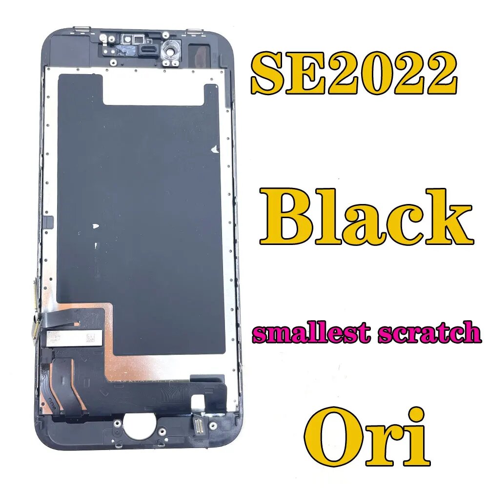 Оригинальный восстановленный ЖК-дисплей для iPhone 6s 7 8 Plus SE2022, экран для Iphone 11 pro X XR XS Max, сенсорная панель в сборе, замена SE3 Ori Black
