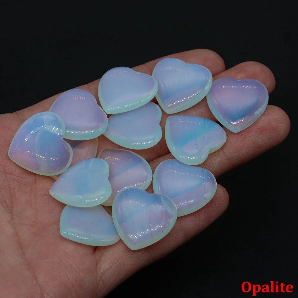 20 мм натуральные хрустальные камни в форме сердца, домашний декор, чакра в форме сердца, драгоценные камни, крошечный карман, балансировка большого пальца, подарки для медитации