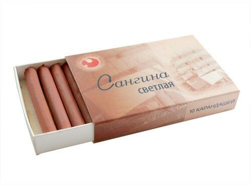 Подольск Арт-Центр Набор сангины светлой 10шт. картонная упаковка