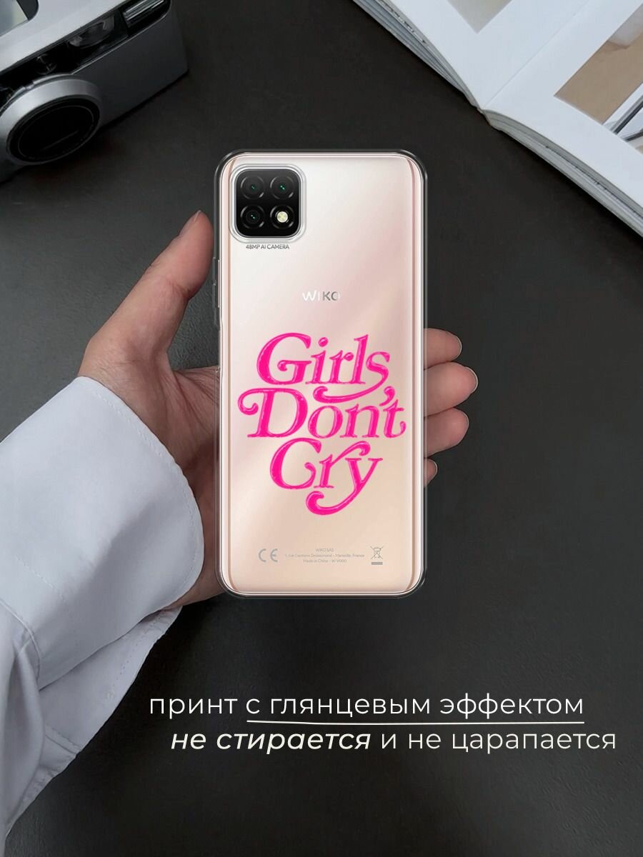 Чехол на Wiko T3 / Вико Т3 с принтом "Девочка не плачь" — фото 1