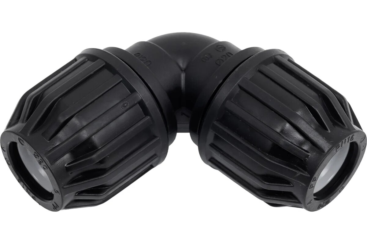 Heisskraft колено 90° 20 мм для труб ПНД 1050020 - угловое соединение для водоснабжения