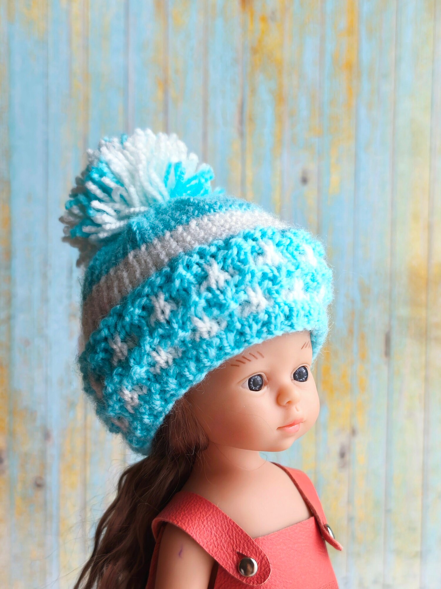 Шапка для куклы Паола Рейна 21 см